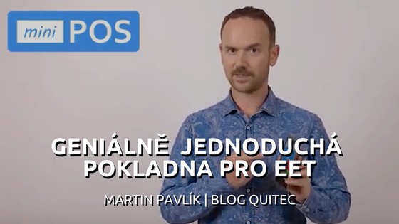 Geniálně jednoduchá pokladna pro EET - QUITEC